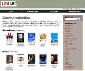Descubrir las 100 películas de Lovefilm