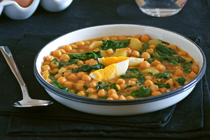 Curry de garbanzos con espinacas: la receta fácil, nutritiva y ...