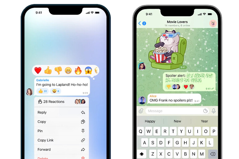 Telegram 8.4 estrena los spoilers, las reacciones y otras funciones ...