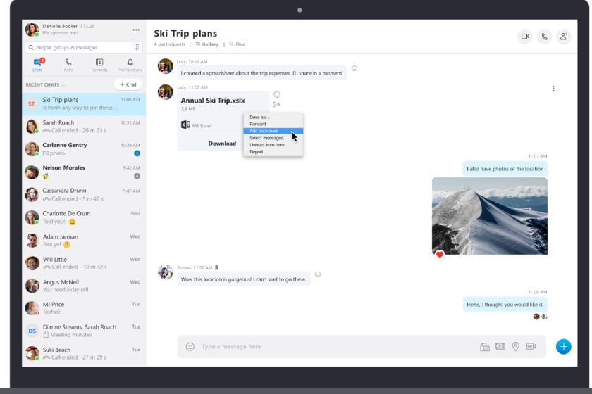 Skype para macOS y iOS se actualiza con nuevas funciones en los ...
