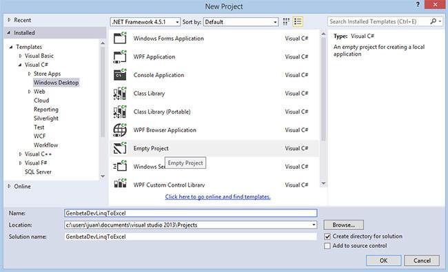 Leer datos desde una hoja Excel con LinqToExcel