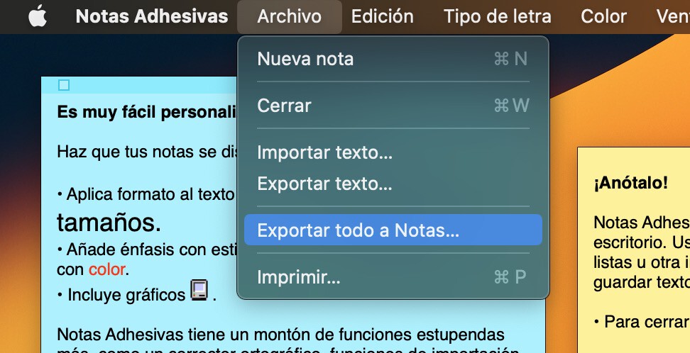 ¿Tienes textos guardados en Notas Adhesivas? Así puedes exportarlos a ...