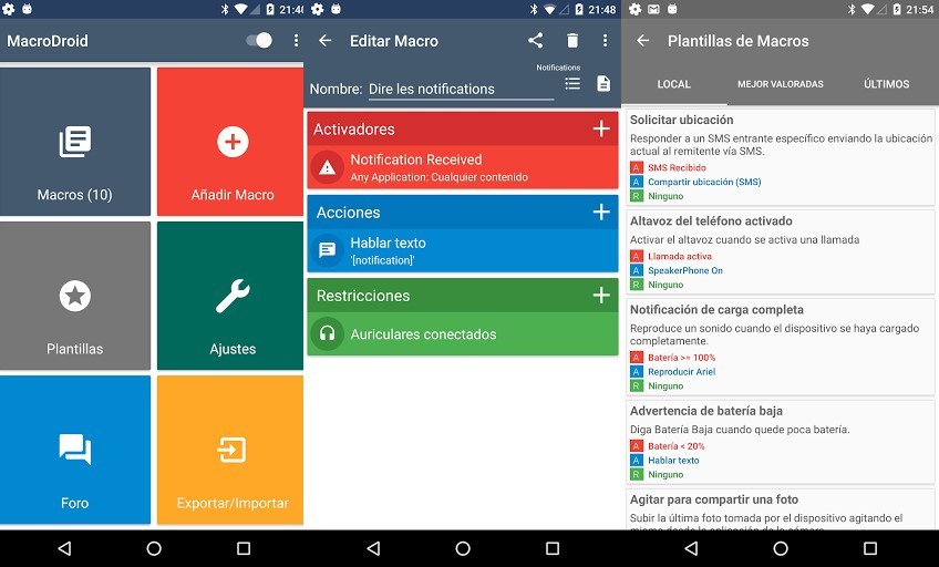 Más allá de Tasker: 6 aplicaciones para automatizar tu Android