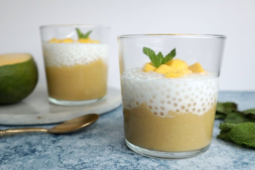 Cómo hacer Mango Sago, receta fácil del postre asiático más refrescante