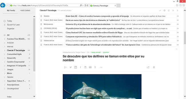 Nextgen Reader, mi solución preferida para la gestión de fuentes rss