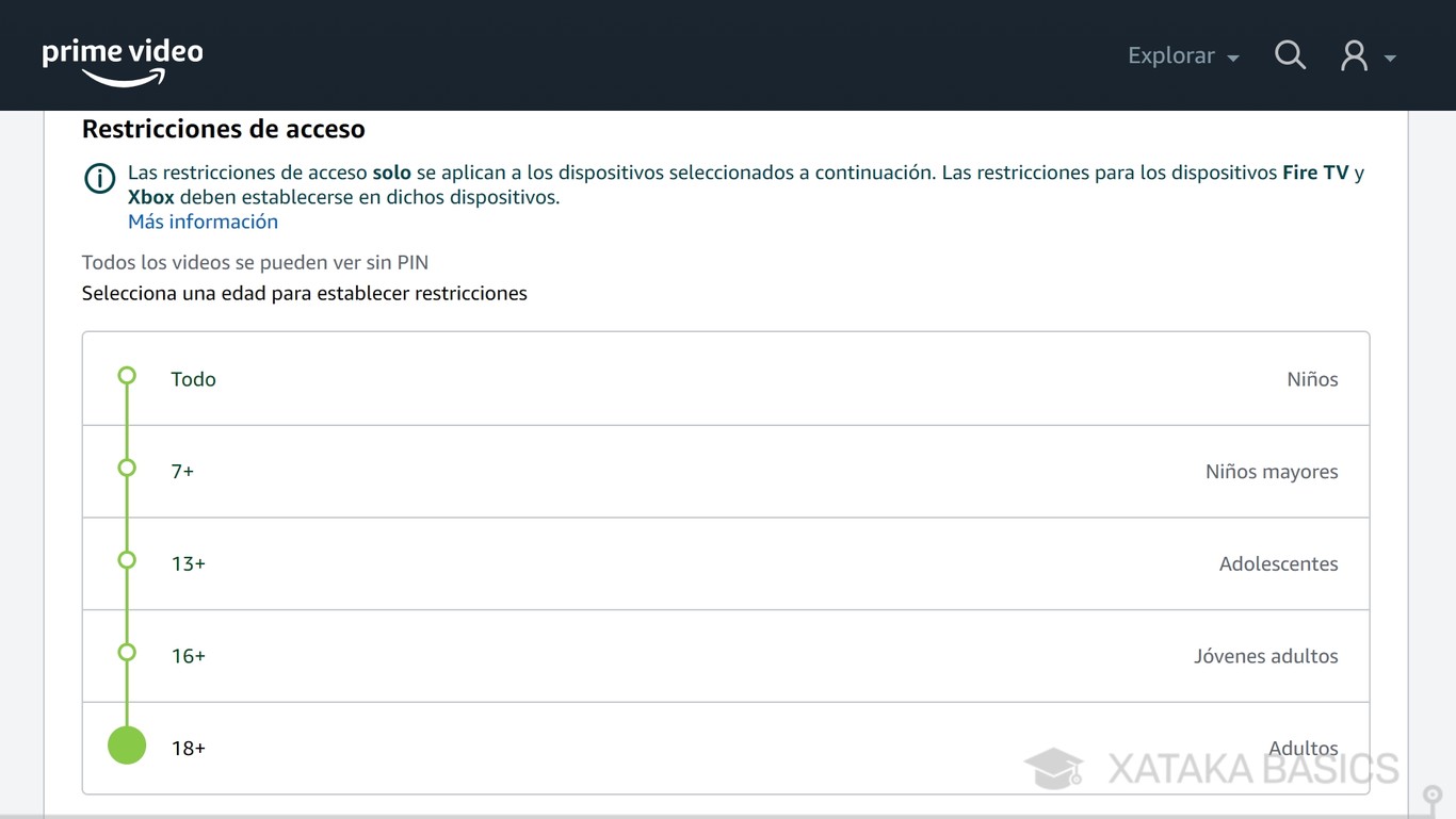 Cómo proteger tu cuenta de Prime Video con un PIN parental