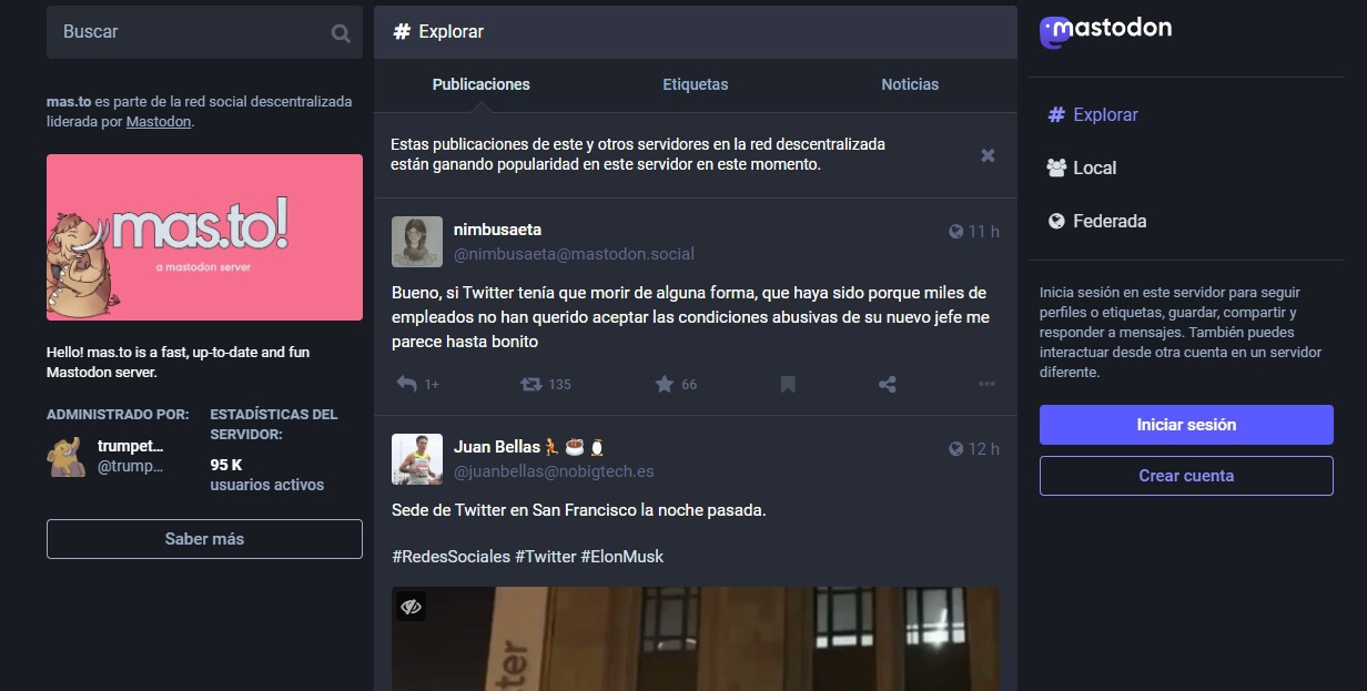 Ocho servidores Mastodon en los que puedes introducirte en esta nueva ...