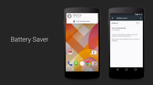 Project Volta y Battery Saver, larga vida a Android