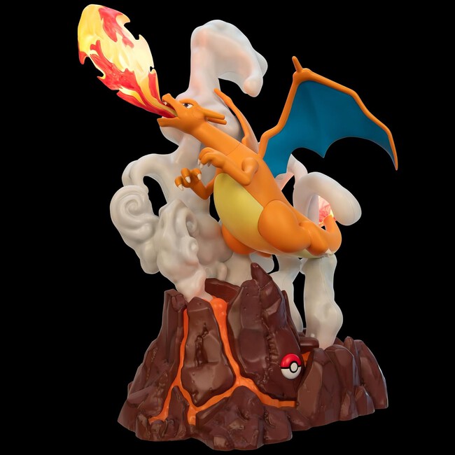 Esta impresionante figura de Charizard con iluminación es todo lo que ...