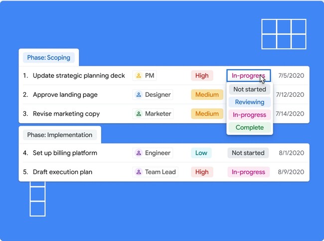Google Tables es el nuevo rival de Trello y Notion para organizar ...