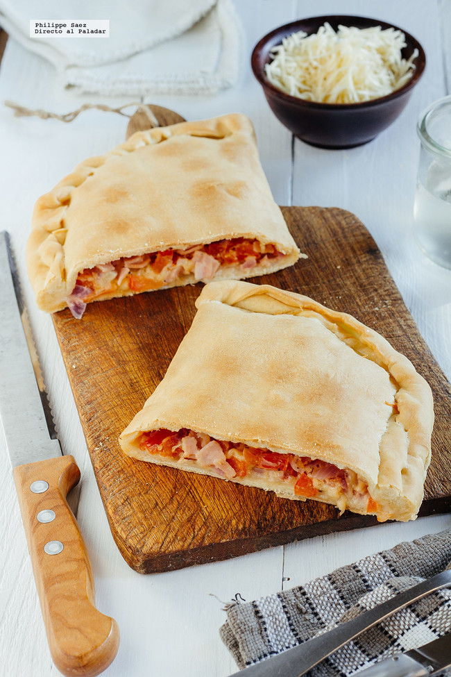 Cómo hacer un calzone de jamón y queso