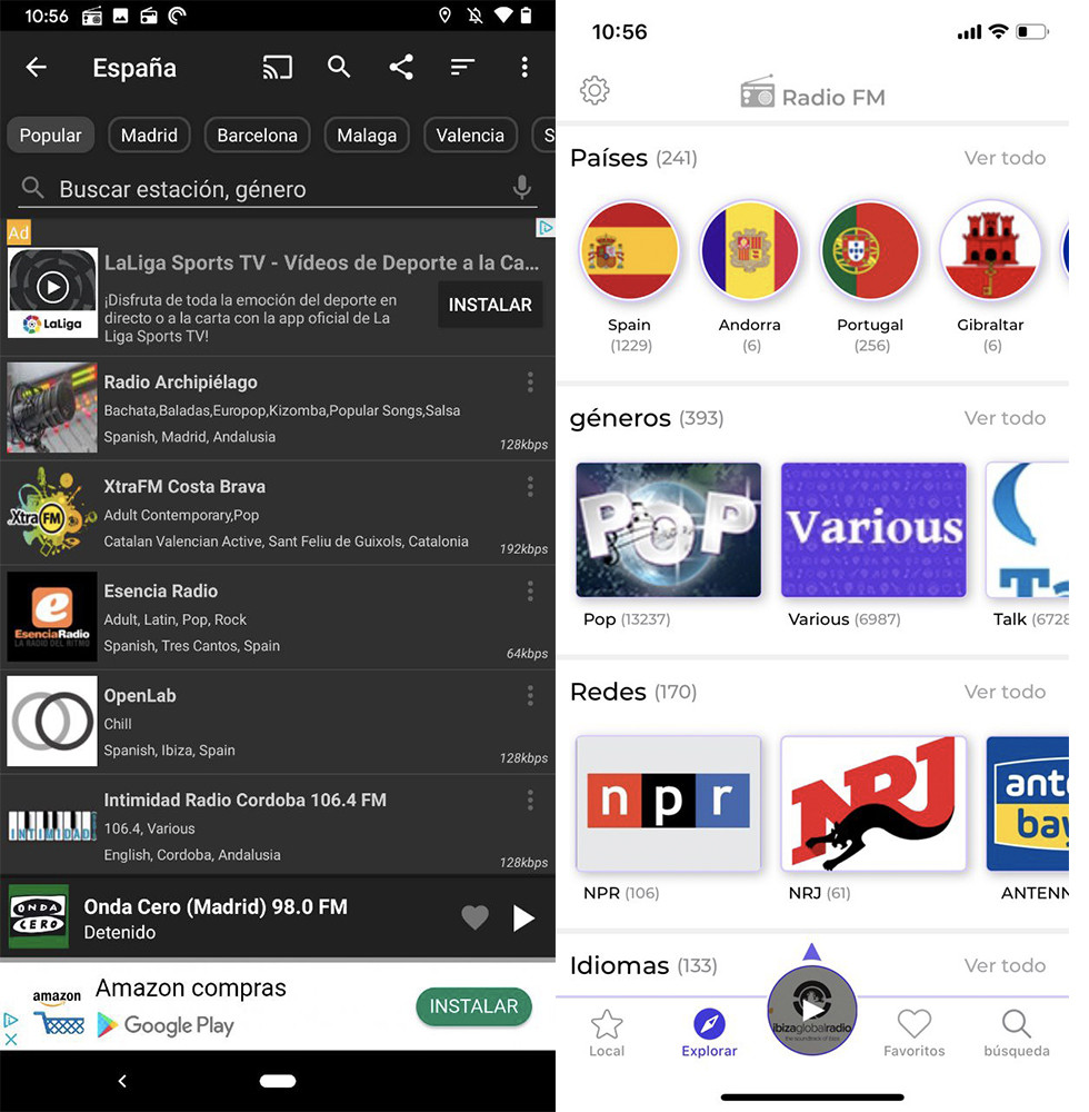 Las mejores aplicaciones para escuchar la radio desde el móvil