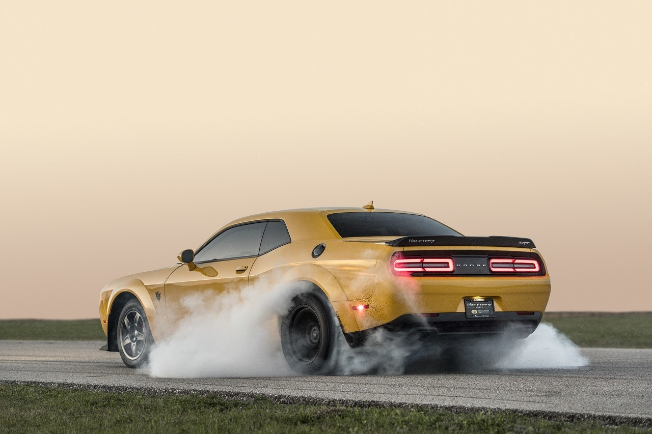 Hennessey HPE1000 Dodge Demon el muscle car más rápido del mundo