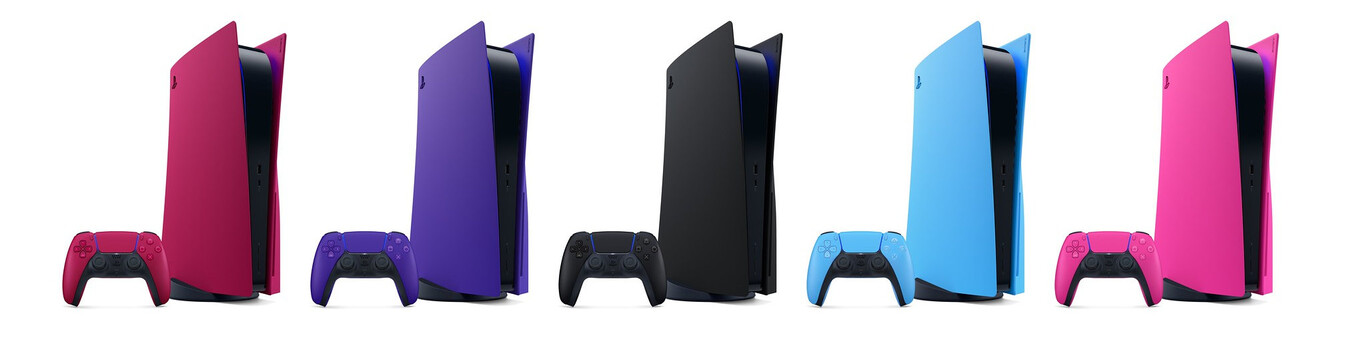 La PlayStation 5 se llena de color: Sony lanza unas carcasas oficiales para personalizar la ...