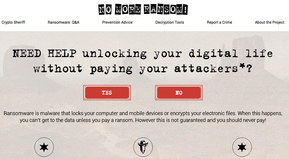 No More Ransom: ayuda para librarte de un ataque con ransomware
