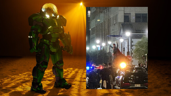 Han cazado el primer vistazo de David Corenswet como Superman durante ...