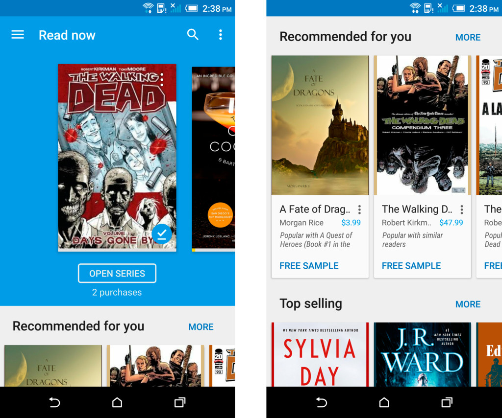 Google Play Books ahora nos notifica los nuevos libros de nuestros ...
