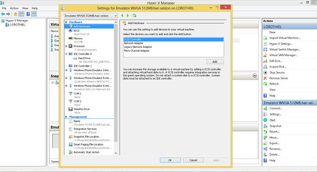 Máquinas virtuales Hyper-V en Windows 8 PRO