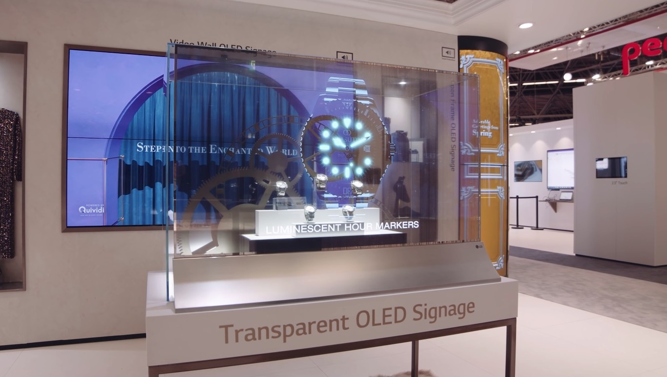 Pantalla T-OLED transparente de LG: con bordes casi invisibles y varios ...