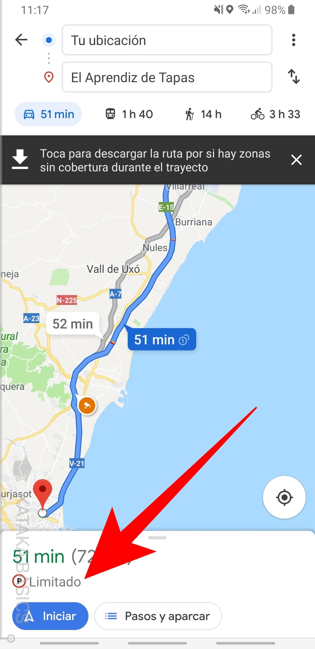 Google Maps: cómo buscar aparcamiento cerca de tu destino cuando ...