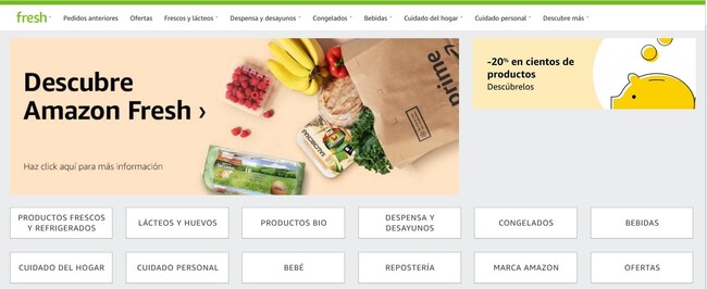 Amazon Fresh aterriza en España y nos permite tener nuestra compra de ...