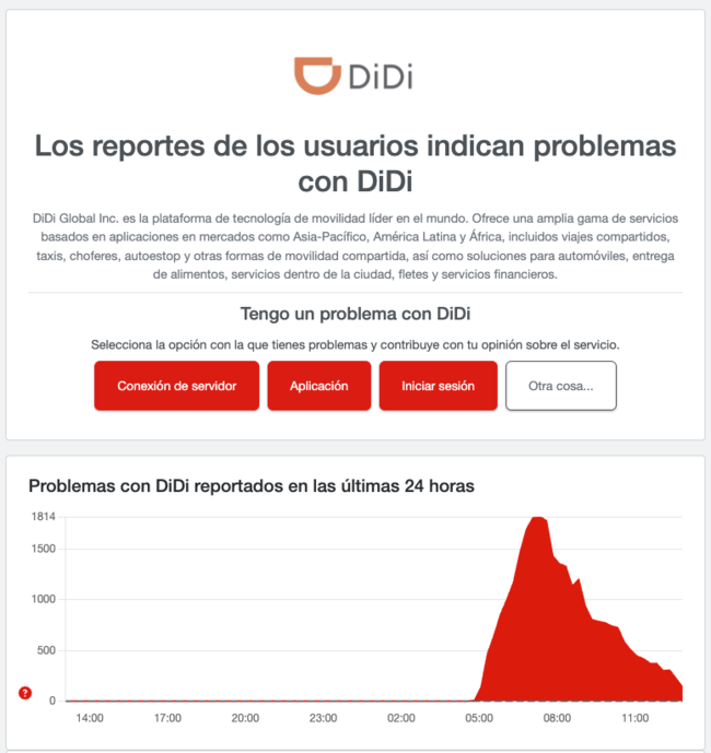 DiDi se cae en México: millones de personas no pueden usar la app y otros tuvieron que pagar sus ...