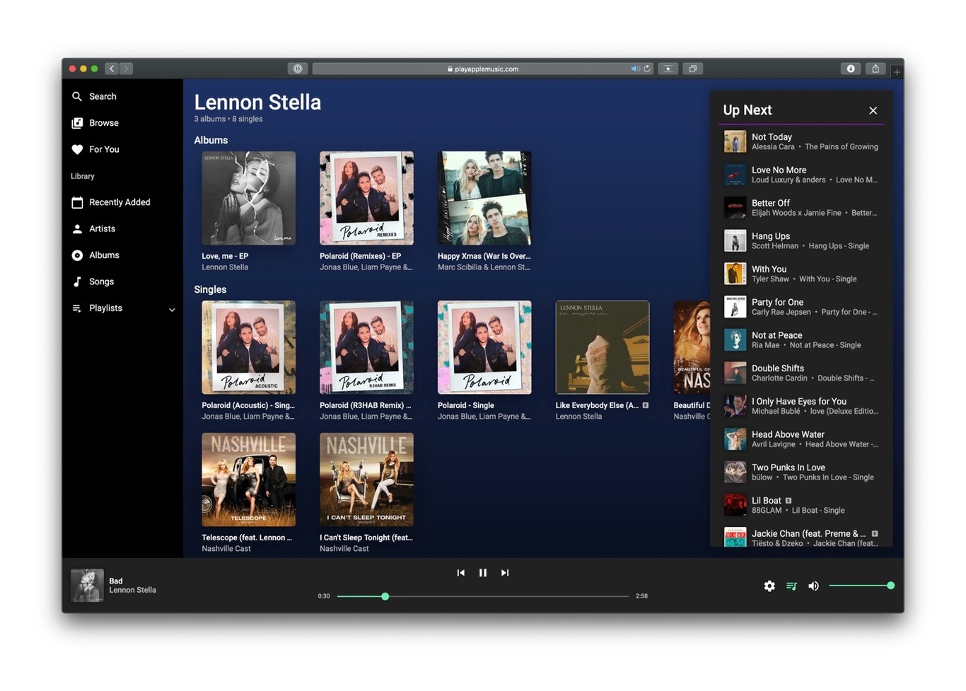Este reproductor web de Apple Music (no oficial) tiene todo lo que ...