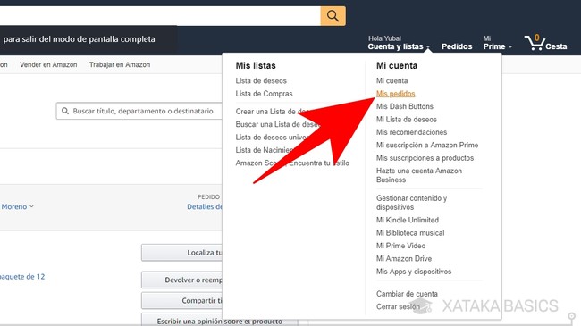 Cómo compartir un tique regalo de Amazon y utilizarlo para devolver un producto