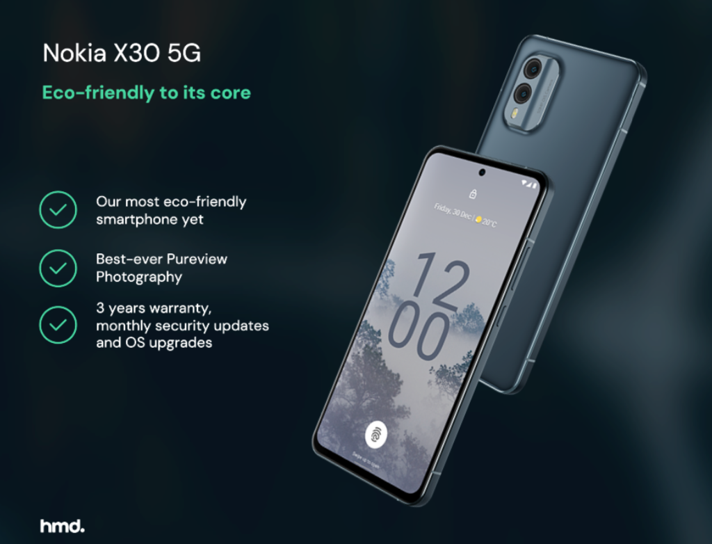 Nokia X30 5G: características, precio y ficha técnica