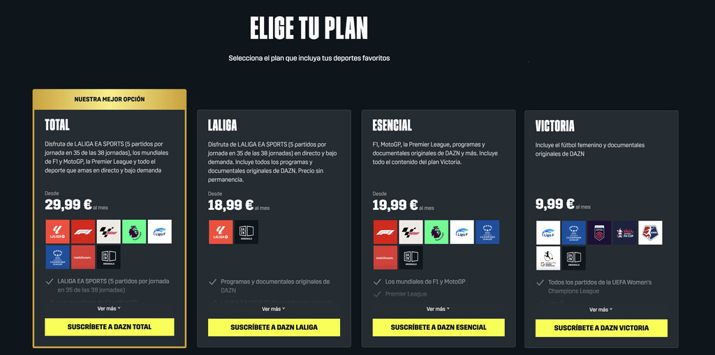 DAZN, guía a fondo: qué es, cómo instalarlo y cómo sacarle el máximo ...