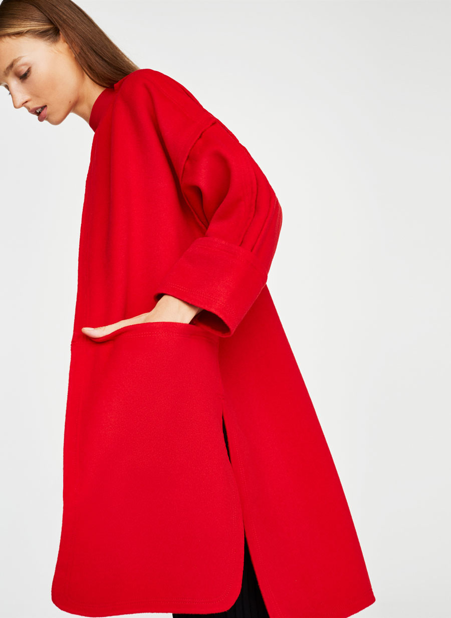 15 abrigos rojos con mucho estilo perfectos para dar un toque de color a los looks de invierno