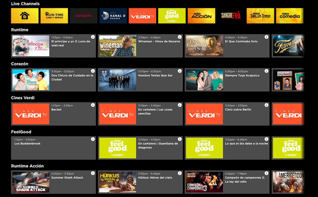 Todo sobre Runtime: qué es y cómo funciona esta plataforma para ver canales, películas y series ...