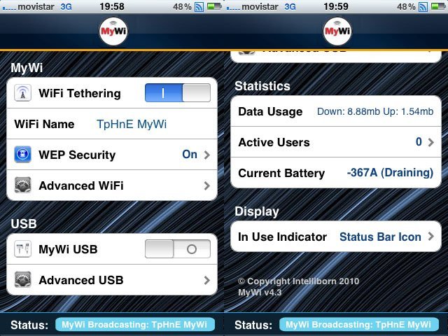 MyWi, consigue una WiFi para tu iPad desde la tarifa 3G de tu iPhone