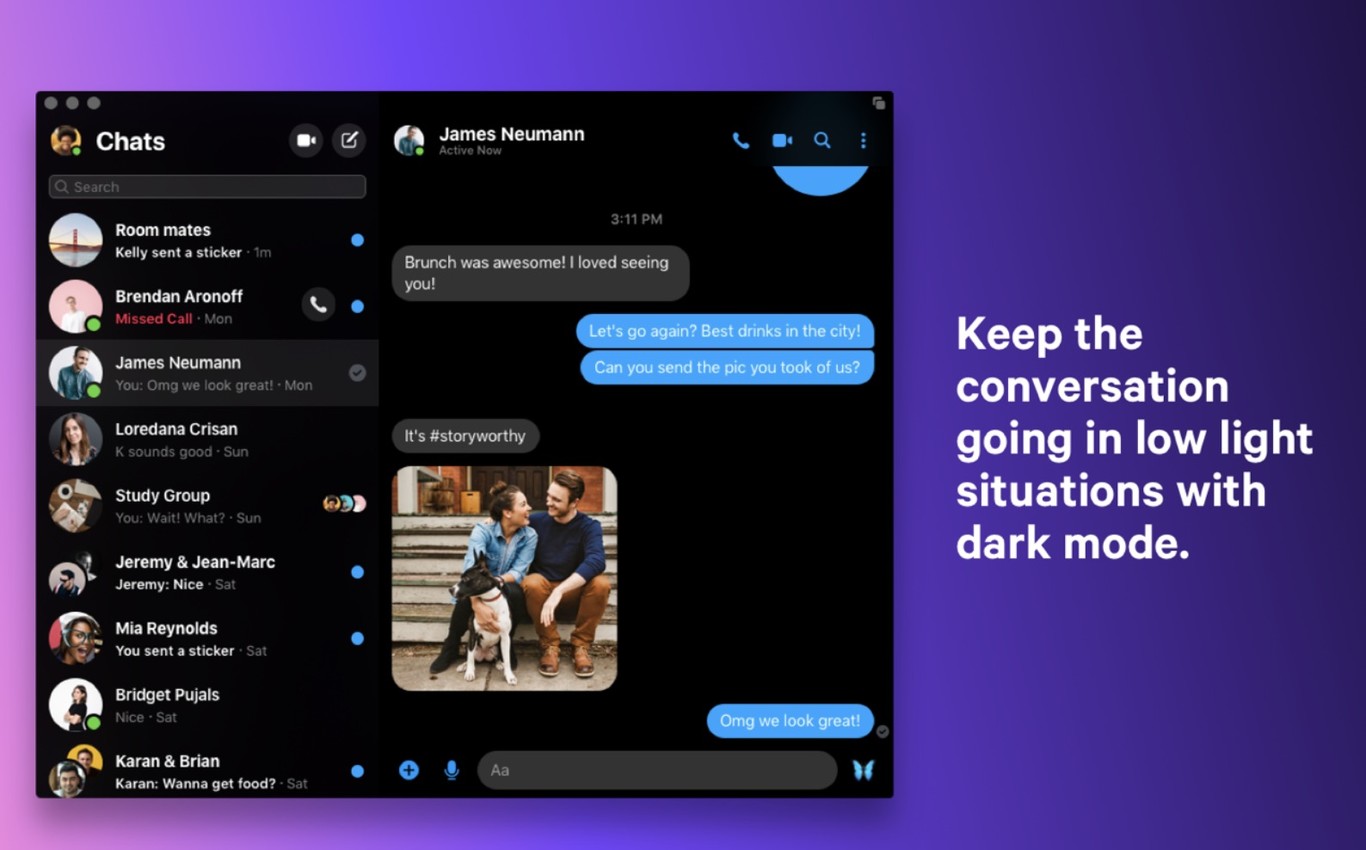 Ya tenemos aplicación oficial de Facebook Messenger para macOS y así ...