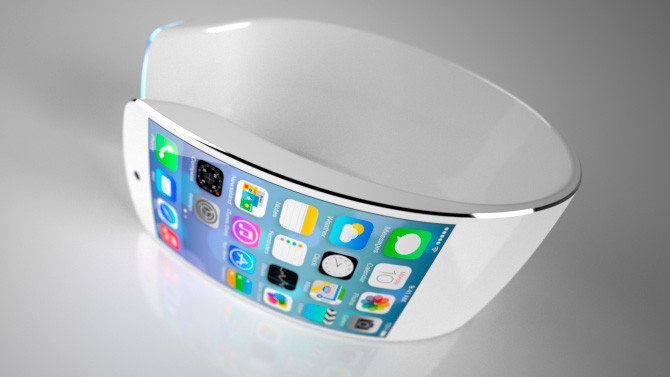 Otro concepto de iWatch con pantalla flexible que no nos importaría ver ...
