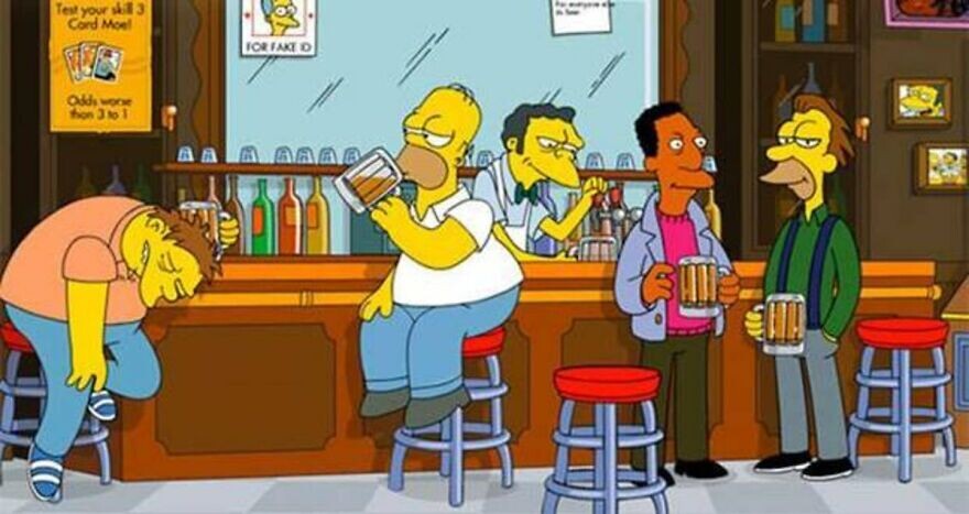 Así sería la casa de Los Simpsons, el bar de Moe y la central nuclear ...