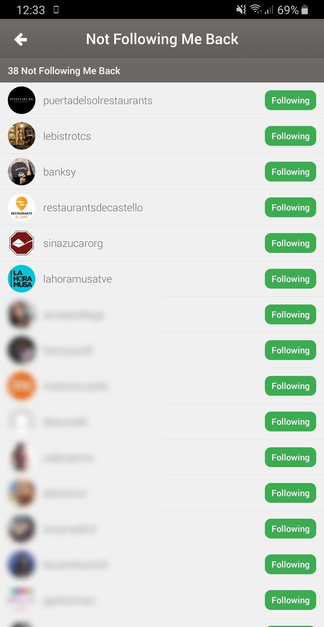 Cómo saber qué usuarios a los que sigues en Instagram no te siguen a ti