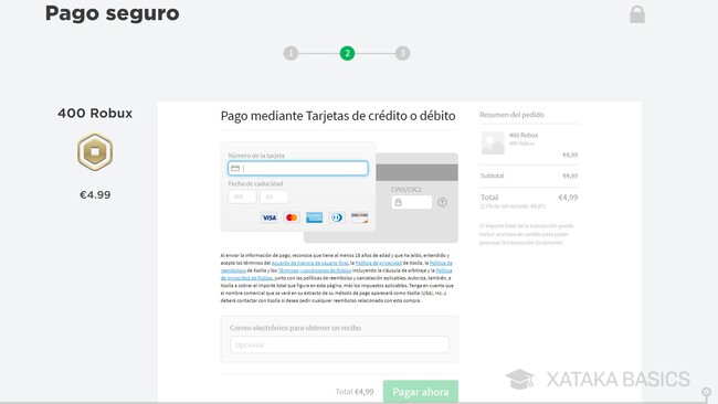 Cómo comprar Robux en Roblox