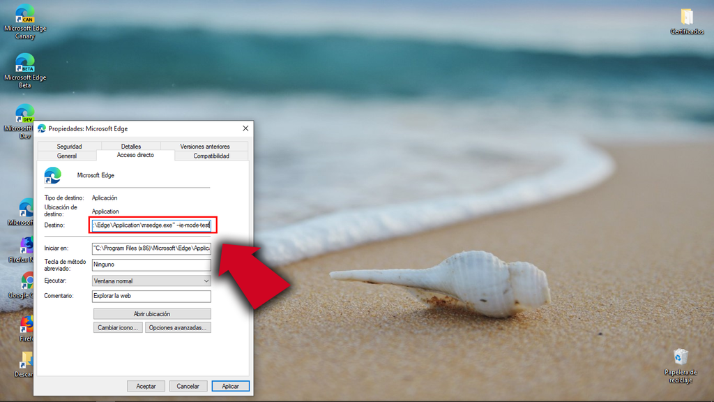 El modo compatible con Internet Explorer en el nuevo Edge también está ...