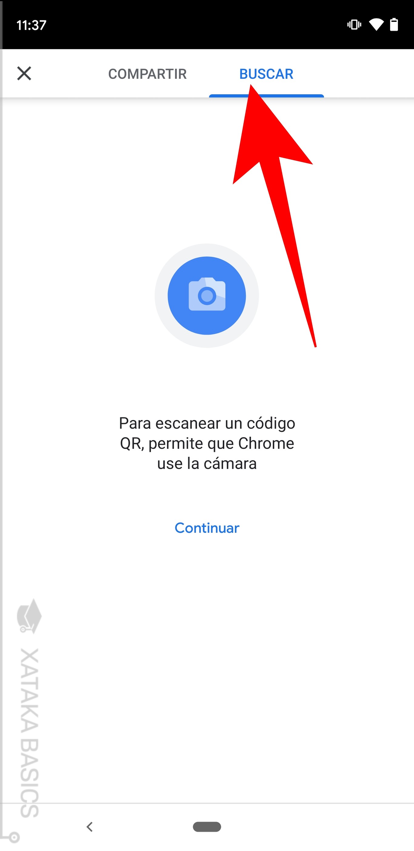 Cómo crear un código QR para compartir una web en Chrome