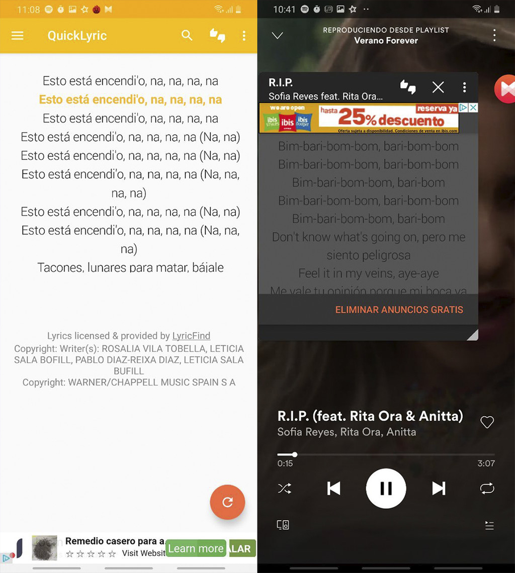 Cinco aplicaciones para saber la letra de las canciones que están sonando