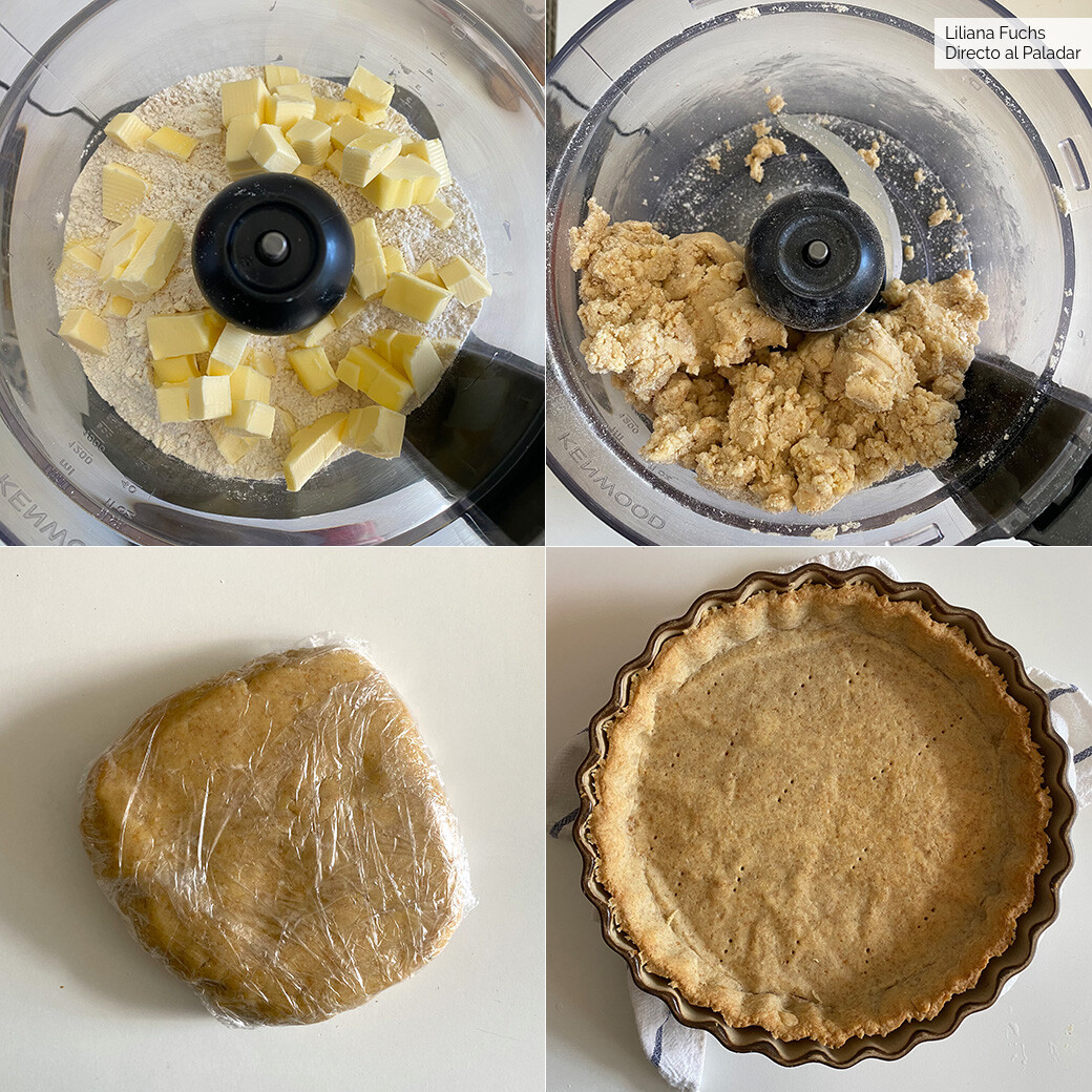 Tarta de limón. Receta de postre fácil y sencilla