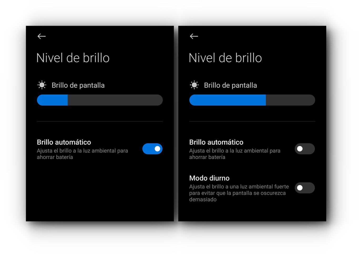 Todas las maneras de ajustar el brillo de pantalla en tu móvil Xiaomi