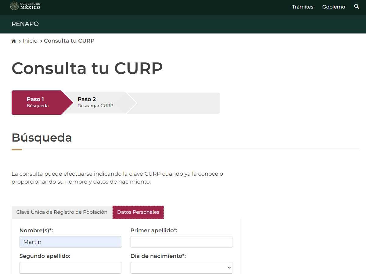 CURP en México: así puedes imprimir tu documento usando el código de verificación de su sitio ...
