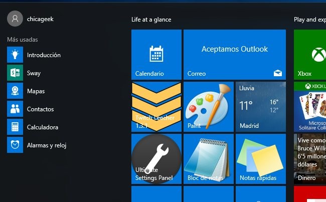 Windows 10: cómo personalizar tu menú de inicio con Tilelconifier