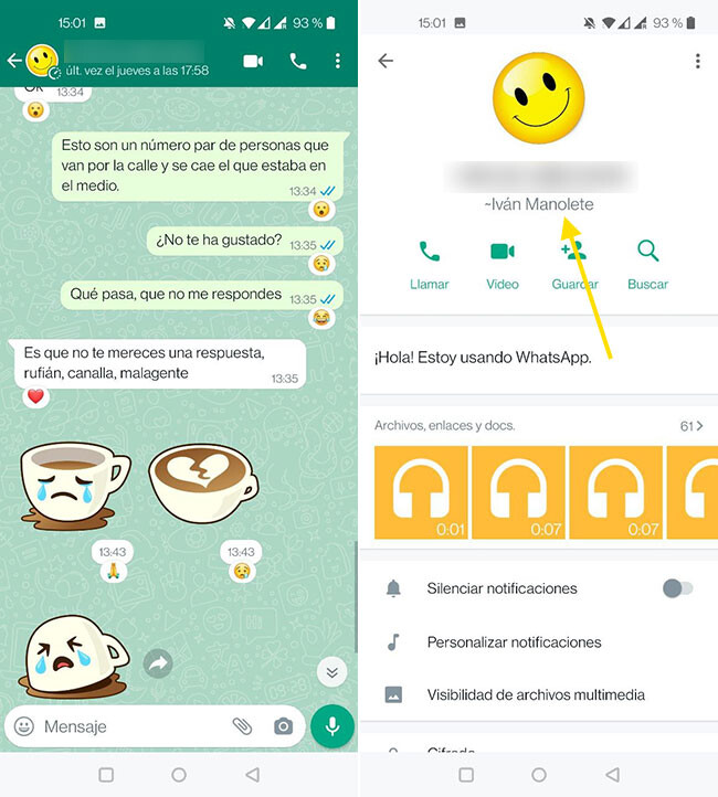 What is the WhatsApp name for and how to see the one someone else has ...