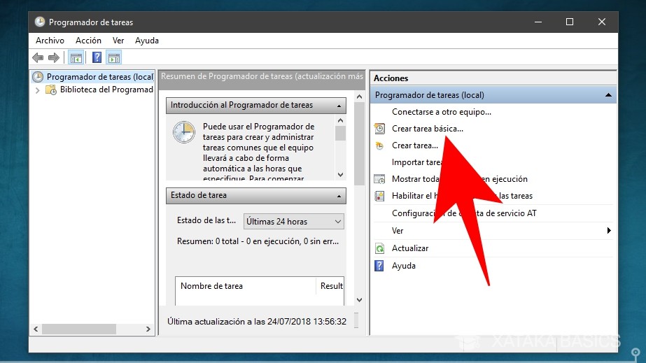 Cómo programar el apagado automático en Windows 10
