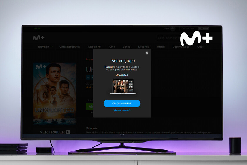 Movistar Plus+ te permite crear una sala virtual para ti y tus amigos ...