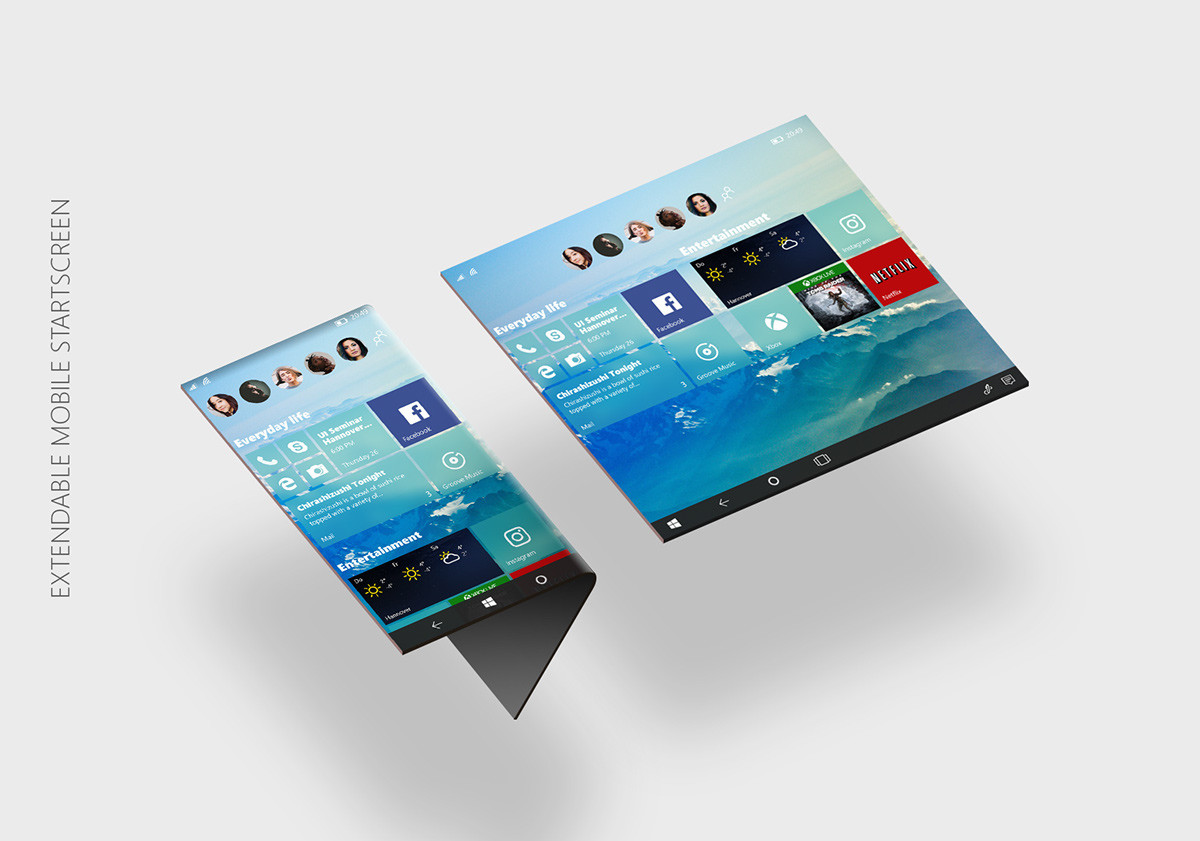 Este diseño conceptual de Windows 10 nos da una idea de lo que podría ...