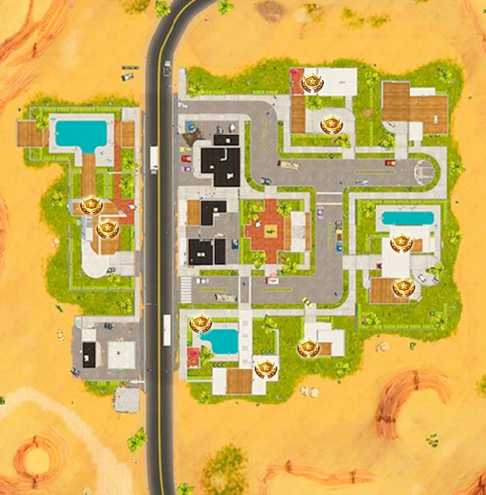 Guía Fortnite: busca cofres en Oasis Ostentoso [Temporada 5]